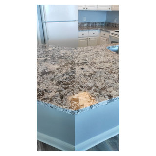 Splendor White Granite Kitchen Countertops - Coastal - Kitchen - Other ...