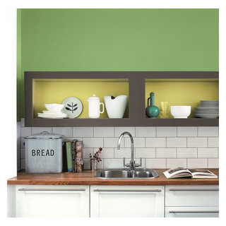 Spring Greens - Eclectic - Kitchen - Berkshire - by Dulux Amazing Space ...