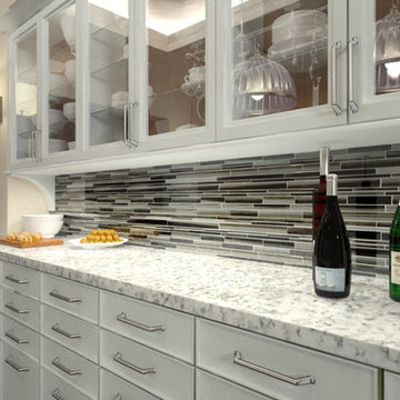 Linear Tile Backsplash - Photos & Ideas | Houzz