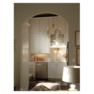 Stately Stacked Kitchen - Traditional - Kitchen - Providence - by CC ...
