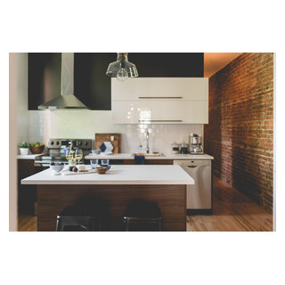 Stéphanie Fortier Design - La cuisine - Midcentury - Kitchen - Montreal ...