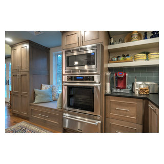 Storm Grey Kitchen - Craftsman - Kitchen - Boston - by White Wood ...