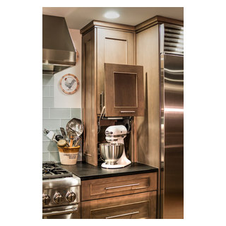 Storm Grey Kitchen - Craftsman - Kitchen - Boston - by White Wood ...