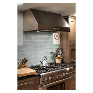 Storm Grey Kitchen - Craftsman - Kitchen - Boston - by White Wood ...