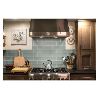 Storm Grey Kitchen - Craftsman - Kitchen - Boston - by White Wood ...