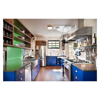 Streamline Moderne - Midcentury - Kitchen - Denver - by TRAD Design ...