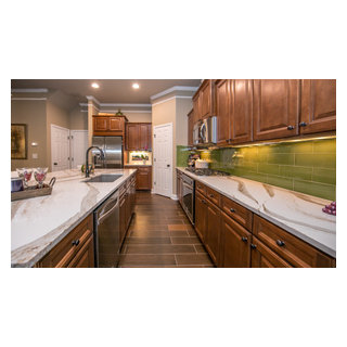 Striking Kitchen Island - Traditional - Kitchen - Atlanta - by ...