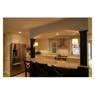 Structural Support Beams - Transitional - Kitchen - Philadelphia - by ...