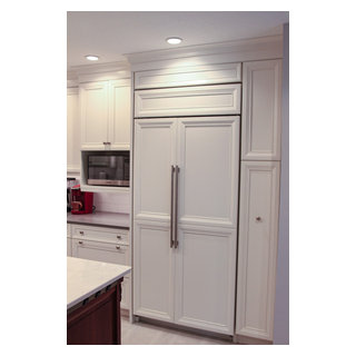 Sub-Zero Integrated Refrigerator Blends Beautifully - Traditional ...