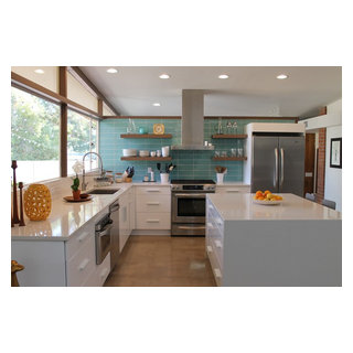 Sun-drenched Kitchen - Midcentury - Kitchen - Phoenix - by Prideaux ...