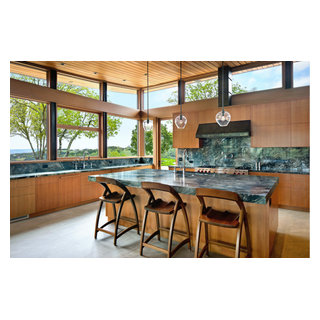 Sunrise-Sunset House-kitchen design - Midcentury - Kitchen - San ...