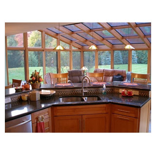 Sunroom & Kitchen - Traditional - Kitchen - Detroit - by Four Seasons ...