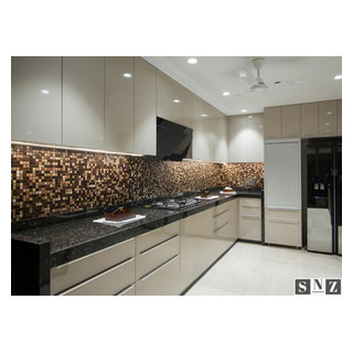 Sunteck Signia Isles 3BHK - Contemporary - Kitchen - Mumbai - by SNZ ...