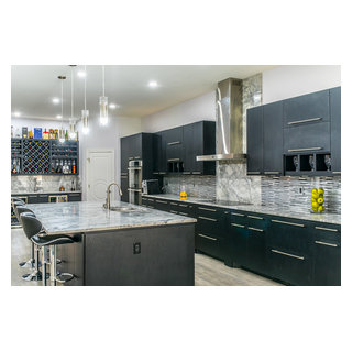 Super White Marble Kirchen Countertops - Transitional - Kitchen ...