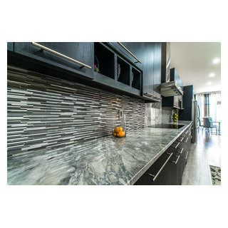 Super White Marble Kirchen Countertops - Modern - Kitchen - Dallas - by ...