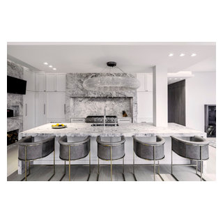 Superlative Marble Kitchen - Contemporary - Kitchen - Other - by Armina ...