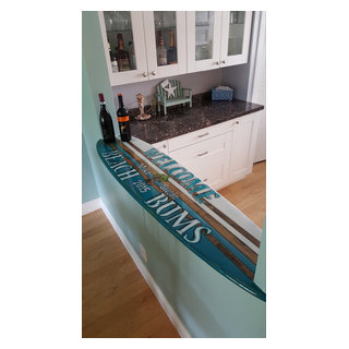 Surfboard table top - Tropical - Kitchen - Other - by Flyone boardshop ...