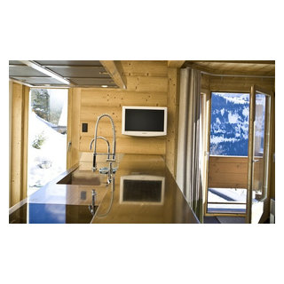 Swiss Alpine Chalet - Modern - Kitchen - Sussex - by Space Alchemy ...