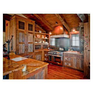 T3 Ranch Cabin - Rustic - Kitchen - Denver - by Axial Arts Architecture ...