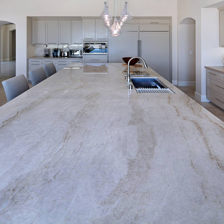 Taj Mahal Quartzite Countertop - Photos & Ideas | Houzz