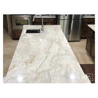 Tajmahal Quartzite Kitchen upgrade. - Contemporary - Kitchen - Austin ...