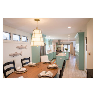 Teal Beach House - Beach Style - Kitchen - Other - by Welcome Home ...