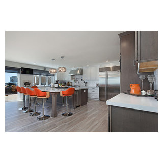 Temecula Kitchen Expansion Featuring Large Island Seating - Moderne ...