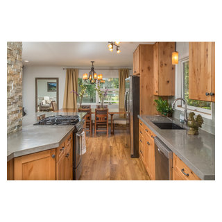 Texas Meets Alaska - Rustic - Kitchen - Other - by Creative Kitchen ...