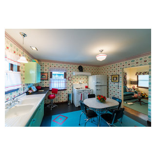 The 1940's Period-Style House - Midcentury - Kitchen - Seattle - by ...
