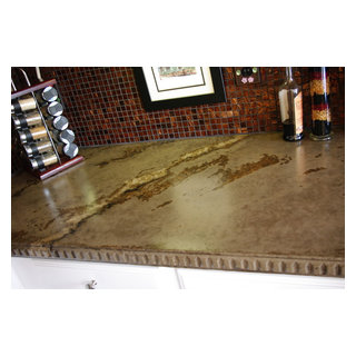 The Bold Concrete Countertop - Retro - Kitchen - Denver - by All Star ...