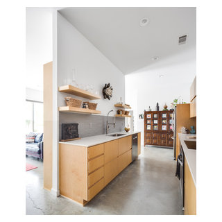 The Cor-Ten House - Contemporary - Kitchen - Little Rock - by Herron ...