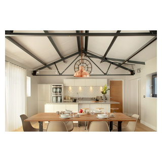 The cow shed barn conversion kitchen - Country - Kitchen - Oxfordshire ...