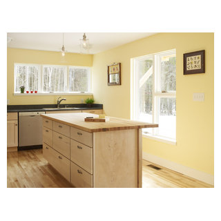 The Lean Too House - Contemporary - Kitchen - Portland Maine - by David ...