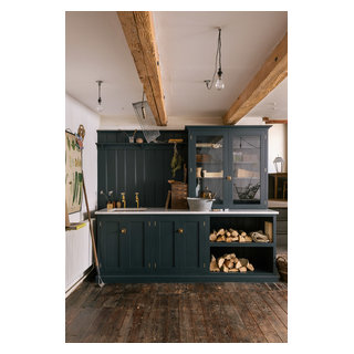 The Pantry Blue Utility Room by deVOL - Farmhouse - Kitchen - Other ...