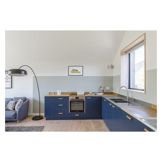 Open plan kitchen. - Beach Style - Kitchen - Cornwall - by Charlie ...