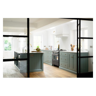 The Trinity Blue Kitchen by deVOL - Kitchen - Other - by deVOL Kitchens ...