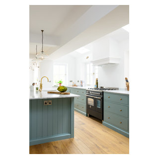 The Trinity Blue Kitchen by deVOL - Kitchen - Other - by deVOL Kitchens ...