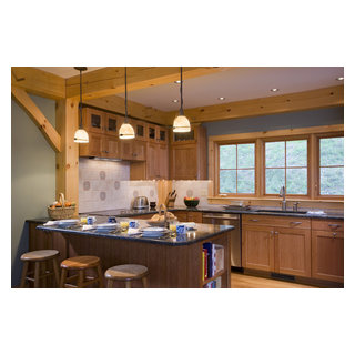 Timber frame kitchen designs - Traditional - Kitchen - Denver - by ...