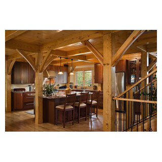 Timber frame kitchen designs - Traditional - Kitchen - Denver - by ...