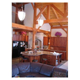 Timber frame kitchen designs - Traditional - Kitchen - Denver - by ...