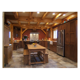 Timber Frame Kitchens - Kitchen - Other - by TimberhArt Woodworks ...