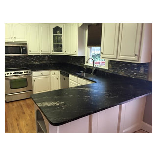 Titanium 3cm leathered granite - Modern - Kitchen - Other - by Ecstatic ...
