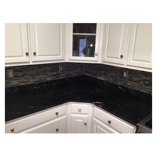 Titanium 3cm leathered granite - Modern - Kitchen - Other - by Ecstatic ...