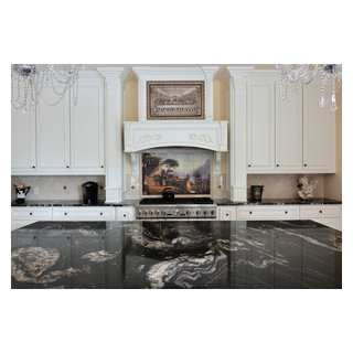 Titanium granite kichen - Traditional - Kitchen - Dallas - by Levantina ...