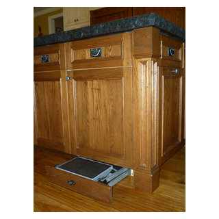 Toe Kick step stool storage - Traditional - Kitchen - Chicago - by ...