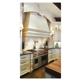 Stone Range Hood by Omega Mantels. - Contemporary - Kitchen - Chicago ...