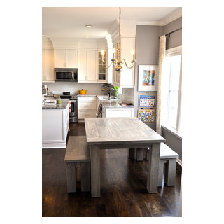 Traditional Farmhouse Table - Contemporary - Kitchen - Raleigh - by ...