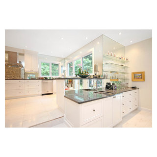 Traditional French Cape Cod with a Modern Twist - Modern - Kitchen ...