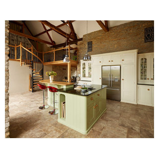 Traditional Hand Painted Coutry Kitchen with a colour twist - Country ...