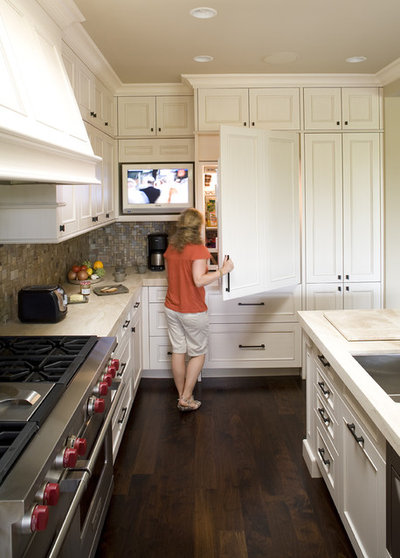 Glued to the Tube: 14 Ways to Put a TV in the Kitchen